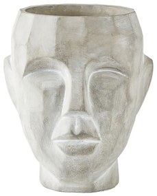 Villa Collection Cementový květináč Vern Hlava 22,5 cm