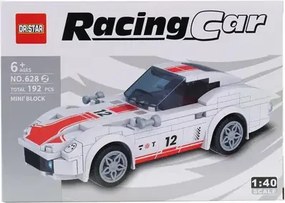 MADE Stavebnice závodní auto / 168-192 dílků / 4 varianty barev / plas