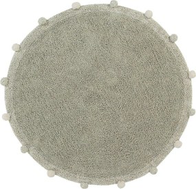 Lorena Canals, Dětský kusový koberec Bubbly Olive kruh, 120x120, zelená, dětský pokoj