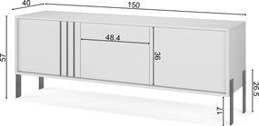 ADRK Furniture TV stolek Nexo ADRK-RTV-NEX-150-K