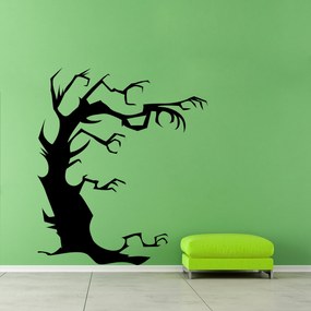 Samolepka na zeď - Halloweenský strom 2 (52x60 cm) - PopyDesign