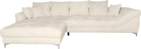 XXXLutz ROHOVÁ SEDAČKA, textil, šedobéžová Carryhome - Sedací soupravy - 00000F000201
