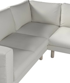 Potah na pohovku IKEA Norsborg rohová 4-místná barva šedá látka pletený vzor