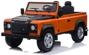 HračkyZaDobréKačky Elektrické autíčko Land Rover DEFENDER oranžové