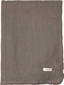 Lněný ubrus Broste GRACIE 160x200 cm hnědý