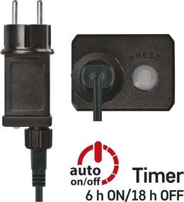 EMOS LED vánoční rampouchy 5m studená bílá, programy, časovač D4CC02