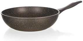 Wok banquet pánev wok s nepřilnavým povrchem premium dark brown 28 x 7,8 cm