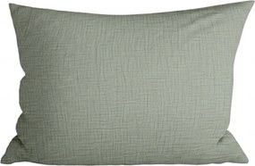 Mušelínový povlak na polštář MUSSARI 70x90 cm, šalvějově zelený