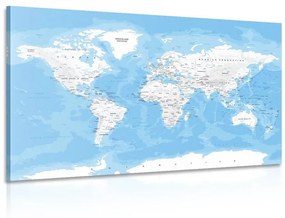 Obraz stylová mapa světa