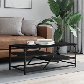 vidaXL Konferenční stolek černý 100 x 49 x 40 cm kompozitní dřevo