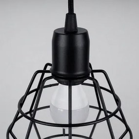 Závěsné svítidlo SOLLUX SUBA 3P černé E27 3x15W bez žárovky SL.1166