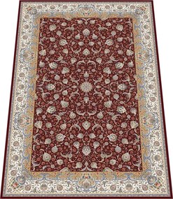 BE Koberec Sultan 1200 Red - červený obdélníkový Rozměr: 150x225 cm