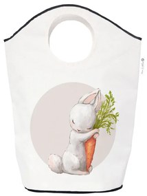 Koš na prádlo a hračky Forest School-Hugging Bunnies (80l)