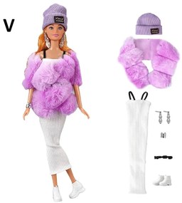 Šatičky pro panenku Barbie (30 cm) Varianta: V
