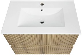 Aqualine Aqualine, PANEDA STRIP umyvadlová skříňka 74,5x55x45,2cm, dub emporio, PN375