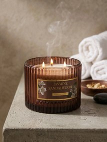 Sinsay - Vonná svíčka Jasmine Sandalwood - hnědá