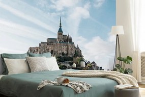 Samolepící fototapeta hrad Mont-Saint-Michel - 150x100 cm