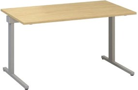 Interier Říčany Kancelářský psací stůl CLASSIC C, 1400 x 800 mm, divoká hruška