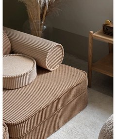 Světle hnědá manšestrová dětská pohovka 132 cm Settee – Wigiwama
