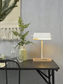 Stolní lampa bridget 40 cm bílá MUZZA