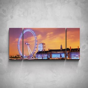 3-dílný obraz - Londýnské oko - PopyDesign