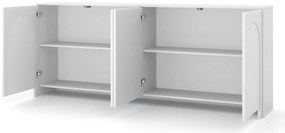 Komoda Arco 204 cm bílá