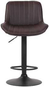 Bhm germany Barová židle Lentini, syntetická kůže, černá / hnědá