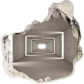 Wallmuralia Díra 3D fototapeta nálepka Betonový tunel 75x75 cm