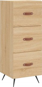 vidaXL Skříň highboard 34,5 x 34 x 180 cm kompozitní dřevo [3198828] Barva: šedá sonoma