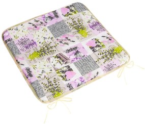 Bellatex Sedák Adéla hladký 40x40 cm Patchwork lila