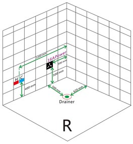 BPS-koupelny Hydromasážní vana HYD-NO-VE761R 180x120 PRAVÁ s ohřevem vody