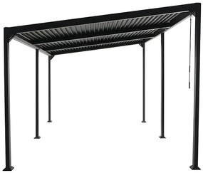 Sunfun Palma Pergola s nastavitelnou střechou XXL, půdorysný rozměr: 6 × 3 m, výška: 2,15 – 2,55 m, antracit