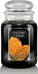 Golden Tobacco – Country Candle – velká vonná svíčka (737 g)