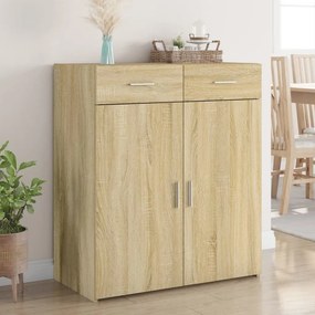 Příborník dub sonoma 80 x 42,5 x 93 cm kompozitní dřevo 3281471