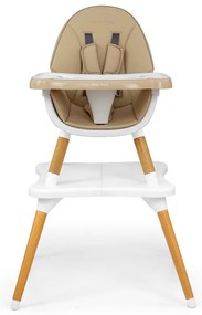 Jídelní židlička Milly Mally 2v1 Malmo beige