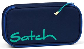 Penál Ergobag Satch – Crossed Blue 2025