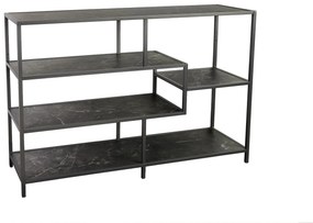 Designový regál Maille 114 cm mramor antracit