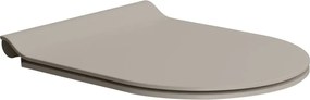 GSI GSI, WC sedátko, SLIM, Soft Close, tortor mat/chrom, MS86CSN05