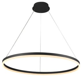 Brilagi - LED Stmívatelný lustr na lanku CIRCLE LED/55W/230V 3000-6500K černá+DO