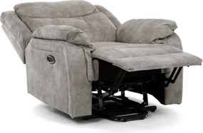Polohovací křeslo šedé, elektrické TV-Q8668 GREY3