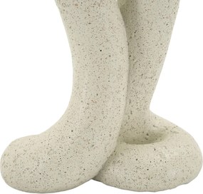 Designový svícen Stons 17,5 cm krémový