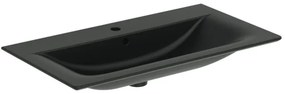 Ideal Standard Connect Air - Nábytkové umyvadlo 840 x 460 mm, hedvábná černá E0279V3