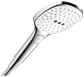 Hansgrohe Raindance Select E - Ruční sprcha 150 3jet EcoSmart, bílá / chrom 26551400