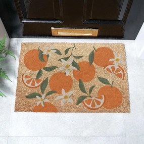 Rohožka z kokosového vlákna 40x60 cm Orange – Artsy Doormats