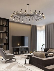 Toolight Toolight, stropní lampa 15xG9 APP1196-15CP, černá, OSW-40113
