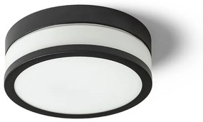 RENDL R13680 CIRA LED přisazené svítidlo, koupelnová IP44 opálové sklo/černá