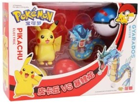 Skládací pokémoni v Pokeballu Varianta: set  Pikachu a Gyarados skládací, s krabicí