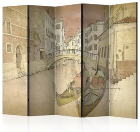 Paraván - Gondolas in Venice II [Room Dividers]