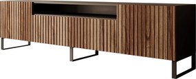 ADRK Furniture Šatní skříň RTV Miro na stojan RTV-MIRS-BK