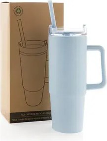 XD DESIGN Cestovní hrnek Tana světle modrá / 900 ml / recyklovaný PP /